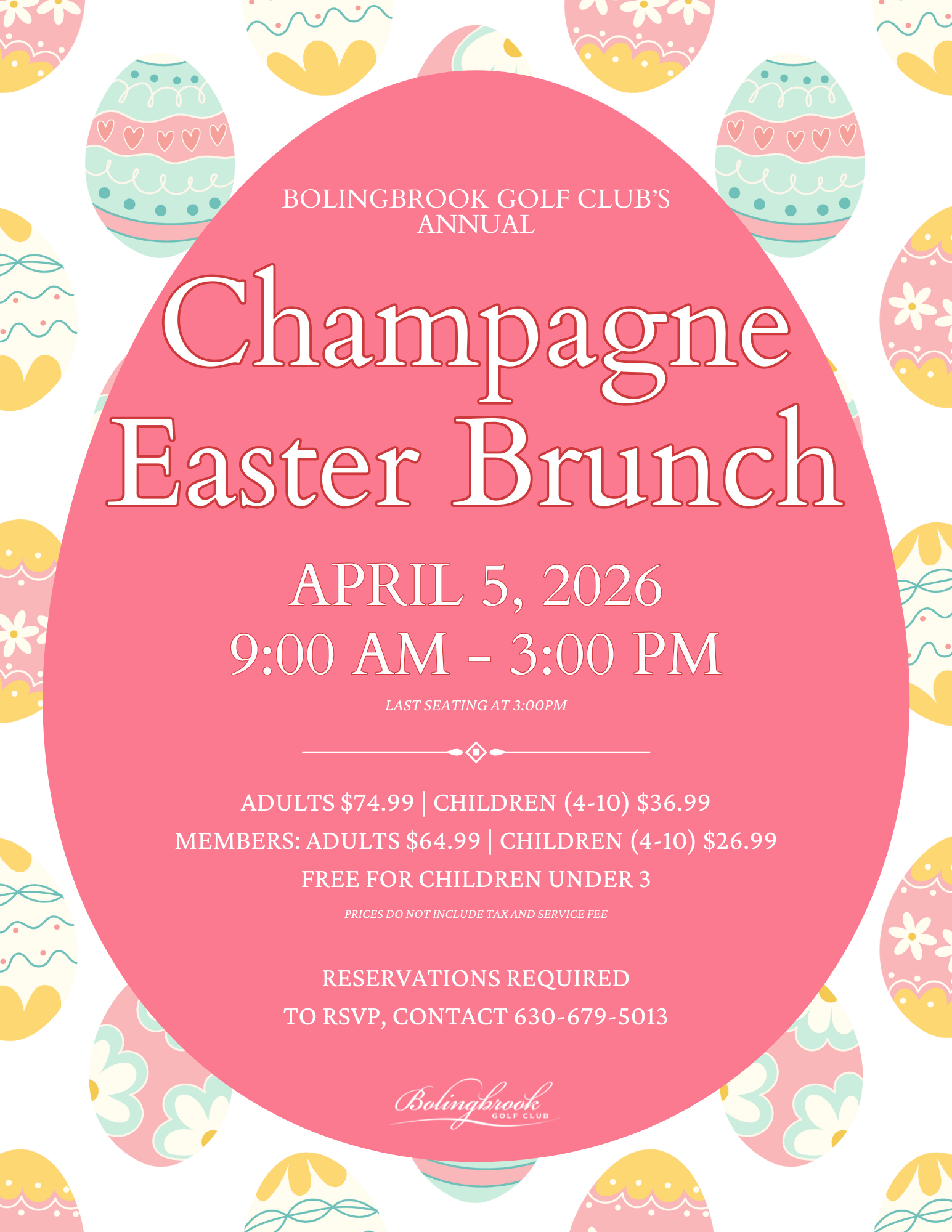Easter Brunch at Bolingbrook Golf Club